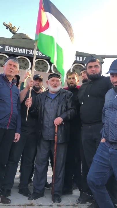 Митинг в Хасавюрте в поддержку Палестинцев Youtube