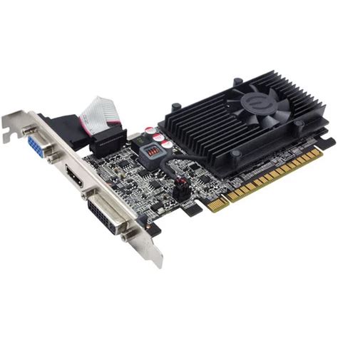 EVGA nVIDIA GeForce GT 610 2GB DDR3 Graphics Card (1 x DVI-I, HDMI, VGA ...