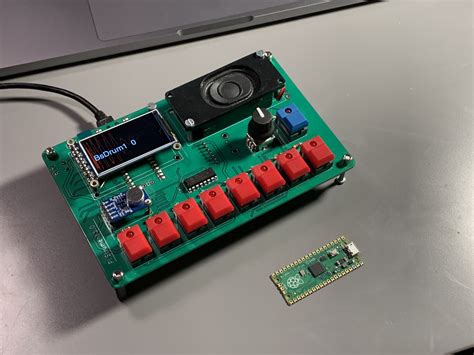 Schematic For Pistrument Raspberrypi Pico Based Sampler