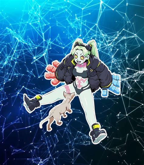 Rebecca Sticker Rebecca Fan Art Sticker Rebecca Anime Etsy