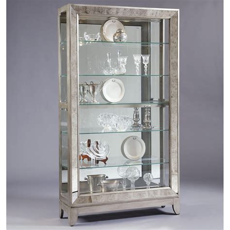 Pulaski Furniture Curios 21384 Platinum Side Entry Curio Cabinet