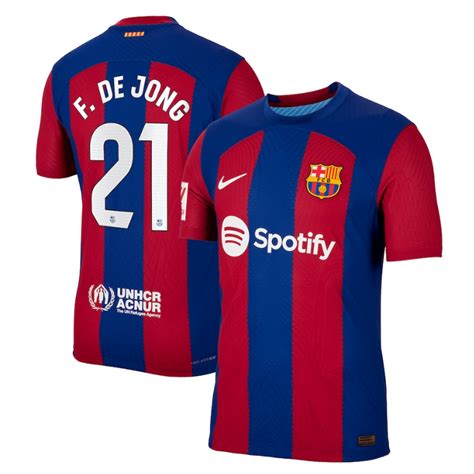 Frenkie De Jong Barcelona Shirt 202324 Home Jersey Royal Jersey Teams
