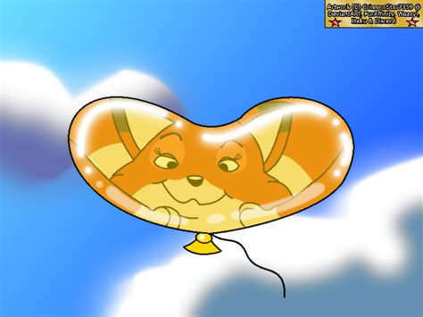 Vixey The Vixen Stuck In A Small Balloon — Weasyl