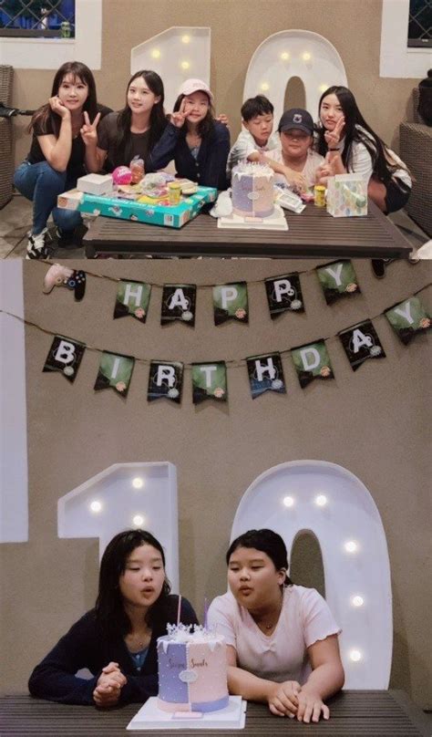 이동국 딸 설아x수아 美서 10번째 생일파티언제 이렇게 컸어 네이트 연예