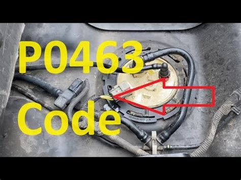 Causes and Fixes P0463 Code: Fuel Level Sensor Circuit High Input - YouTube