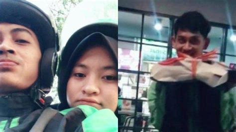 Romantisnya Bikin Baper Driver Ojol Selalu Antar Orderan Ditemani
