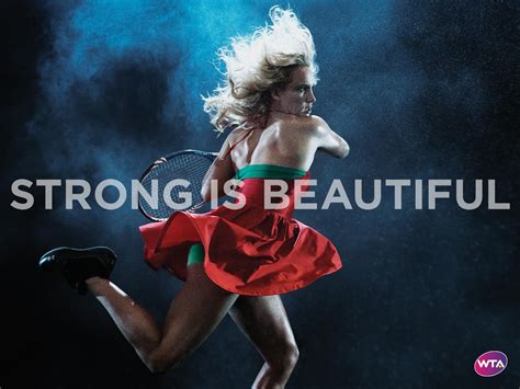 Bethanie Mattek Sands In Strong Is Beautiful WTA Hintergrund