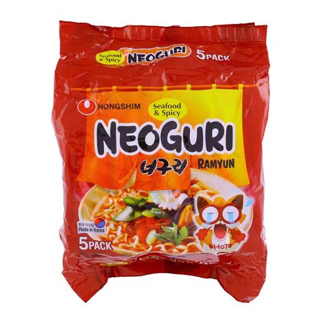 Alosraonline | Nongshim Neoguri Ramyun Seafood 120g [5's]