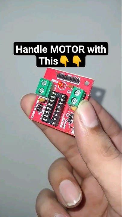 L293d Motor Driver Module Shorts Youtubeshorts Iot Electronics