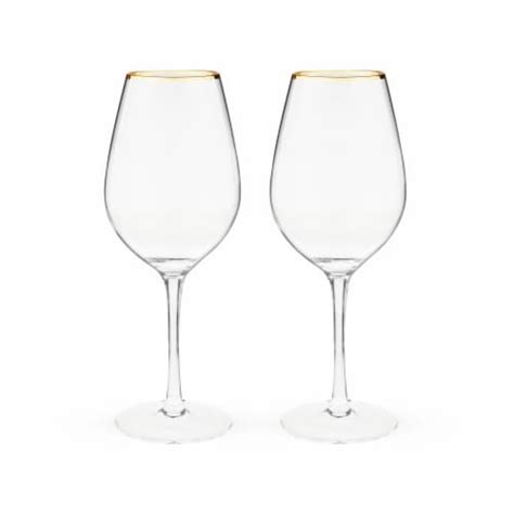 Gilded Stemmed Wine Glass Set By Twine Pack Of 1 King Soopers