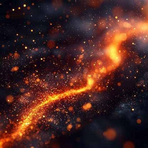 Image Features A Dynamic Scene Resembling A Starburst Or Explosion With Bright Glowing Points