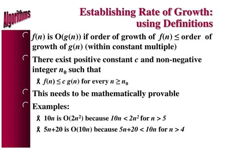 Ppt Algorithm Efficiency Analysis Framework Powerpoint Presentation