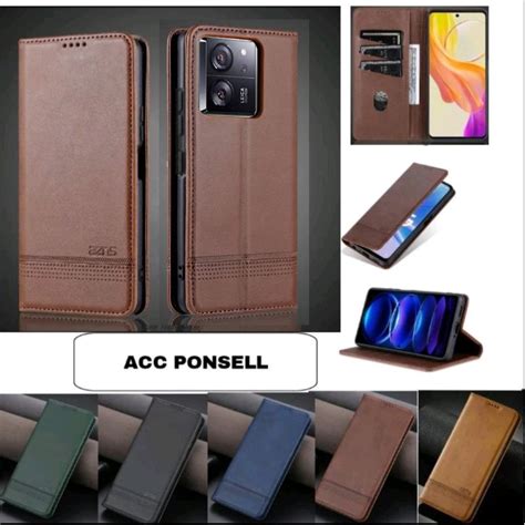 Jual Case Xiaomi 13T Flip Case Wallet Leather Cover Casing Dompet