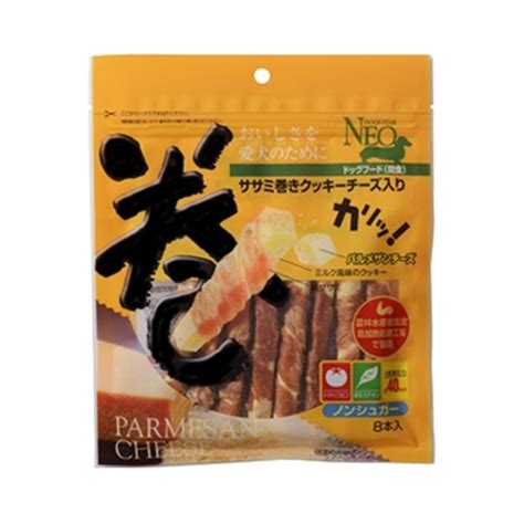 シーズイシハラ Neo ササミ巻きクッキー チーズ入り 犬 おやつ 低カロリー 8本 ガム・ジャーキー 通販 ヤマキシオンラインショップ