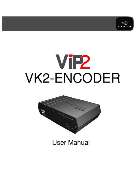 Vip Vk Encoder User Manual Pdf Download Manualslib