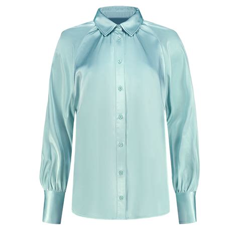 Fifth House Suz Puff Blouse Lagoon Bestellen Hippe Kippe
