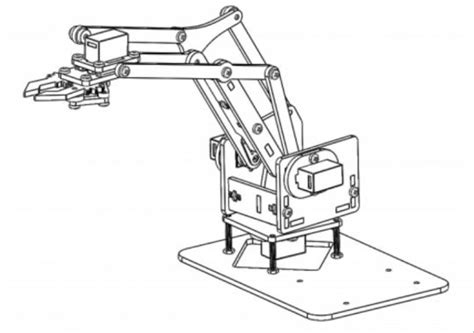 DOF Wooden Robot Arm Kit Nerdshed