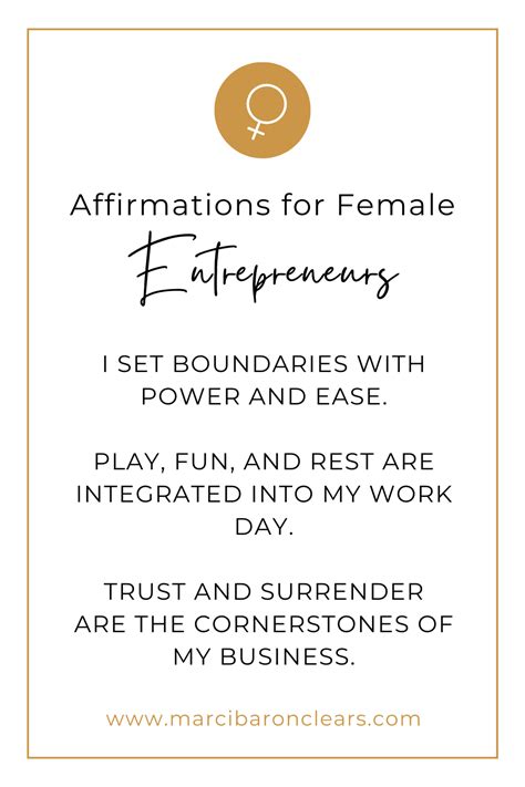 25 Affirmations For Female Entrepreneurs Artofit