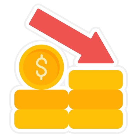 Imagem Vetorial De ícone De Lucro E Perda Pode Ser Usada Para Economia
