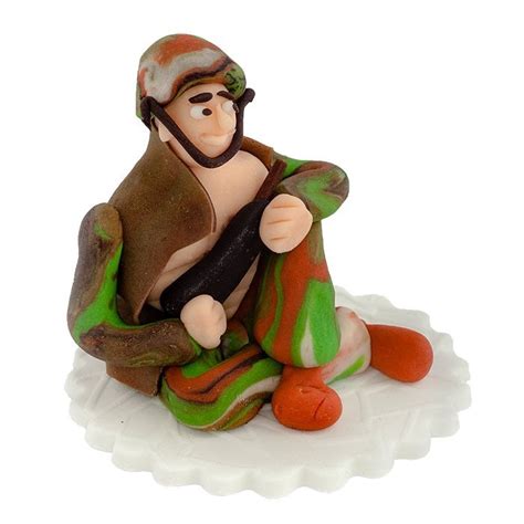Figurka cukrowa na tort ŻOŁNIERZ Wieczór Panieński 18 stka Wieczór Kawalerski Panieński