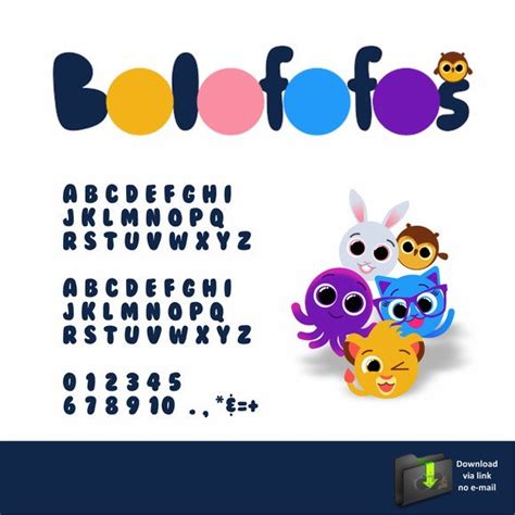 Font Fonte Arquivo Bolofofos Ttf Elo7 Produtos Especiais