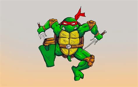 Raph Ninja Turtle R Krita