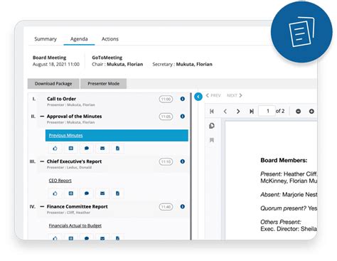 Agenda Builder To Create Better Board Agendas Aprio Board Portal