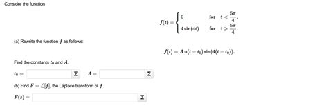 Solved Consider The Function F T 02t2 2t3 For T