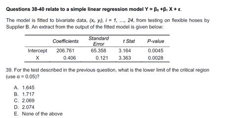 solved questions 38 40 ﻿relate to a simple linear regression