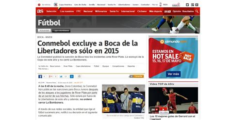 La prensa mundial refleja el fallo de la Conmebol que descalificó a Boca de la Copa Libertadores