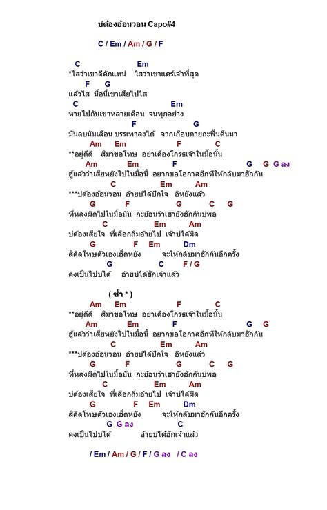 พลกีตาร์โปร่ง สอนกีตาร์คอร์ดง่าย สอนตีคอร์ดง่ายๆ บ่ต้อง อ้อนวอน
