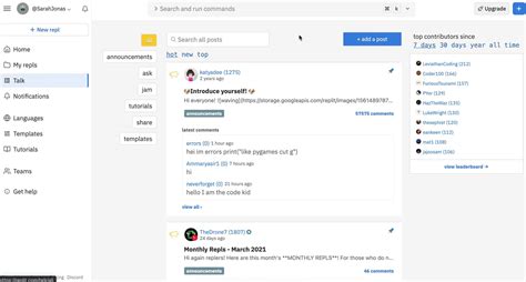 replit creating a post flow on web page flows