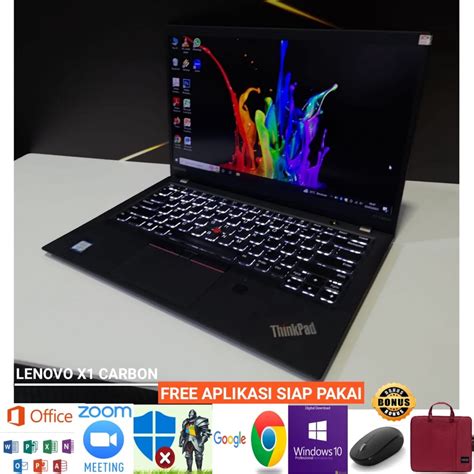 Jual Lenovo X1 Carbon Intel Core I5 Gen 6 Ram 8gb SSD 256gb Fingerprint Windows 10 Shopee