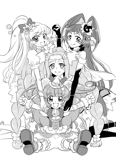 Asahina Mirai Izayoi Liko Cure Miracle Cure Magical Hanami Kotoha