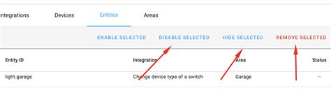 disable vs hide vs remove entities configuration home assistant