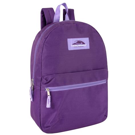 24 Pcs 17 Trailmaker Classic Backpack 6 Colors Assortment