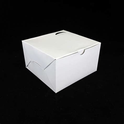 Jual KOTAK KUE SNACK BOX DUS KEMASAN MAKANAN UK 12X12 POLOS