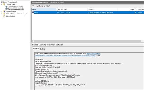 Certificate Enrollment Error Event Id 86 Ramdhelp
