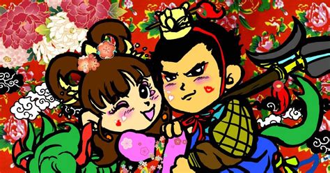 三国志 呂布と貂蝉 Azuのイラスト Pixiv