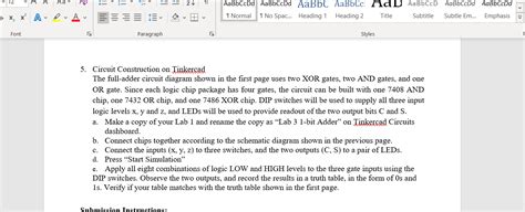 Solved Lab Bit Adder The Objective Of This Lab Is To Chegg