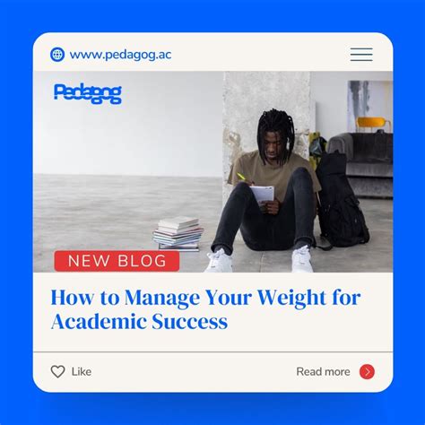 Pedagog On Linkedin Blog Pedagog Success Weight Academic Sleep