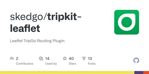 GitHub Skedgo Tripkit Leaflet Leaflet TripGo Routing Plugin