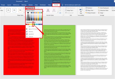 Change Text Background Color Word Stashokmodel