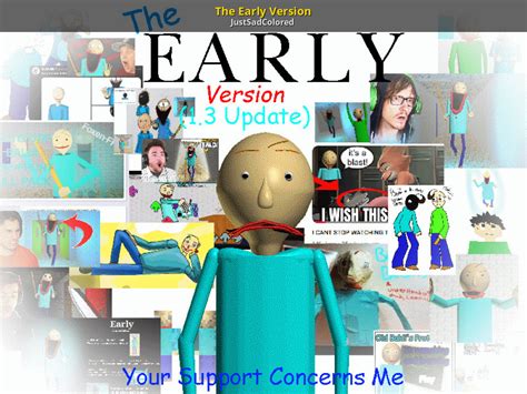 The Early Version Mod For Baldis Basics Baldi Mods