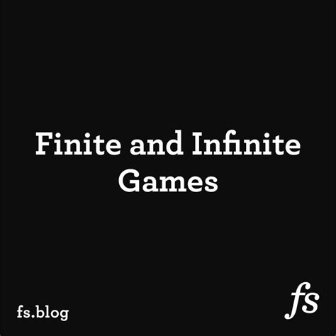 Michael Pierlovisi On Linkedin Finite And Infinite Games Two Ways To Play The Game Of Life