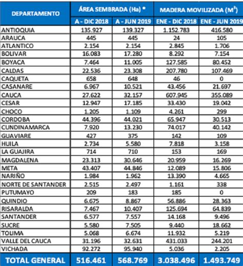 Minagricultura actualiza información estadística sobre plantaciones