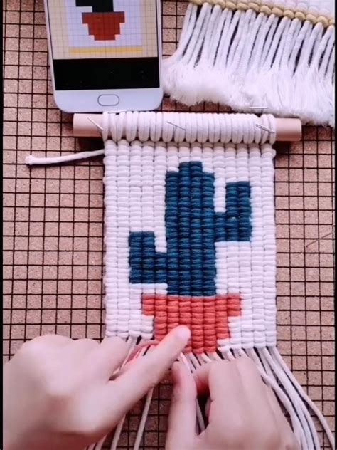 23 Macrame Pixel Art Ideas Macrame Patterns Macrame Design Macrame Diy