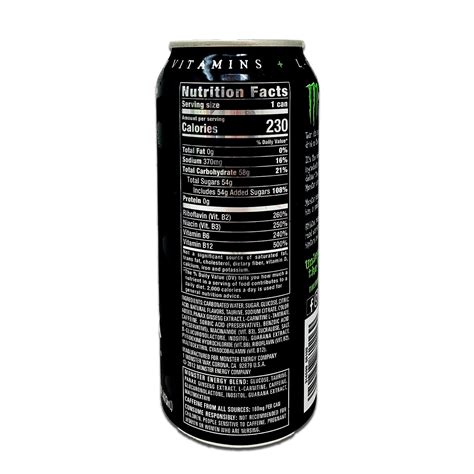 Monster Energy Drink Label