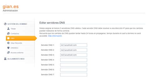 Cómo configurar los DNS de un dominio Curso de WordPress