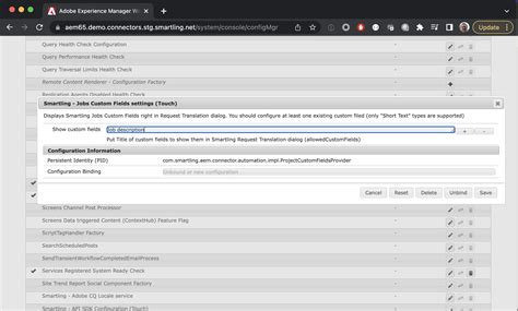 How To Enable Custom Fields In Aem Connector Smartling Help Center